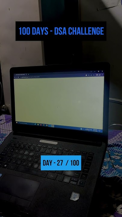 Learning Dsa From Scratch 🚀📚 Laptop Challenge Dsa Codingchallenge Scratchcoding Tech