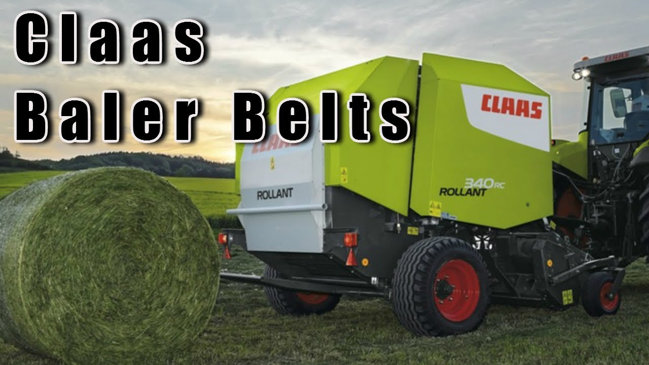 Claas 260 Variant baler belt prices - YouTube