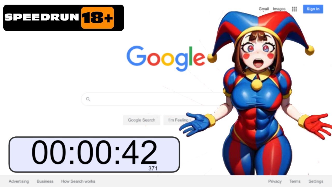 Pomni (The Amazing Digital Circus) NSFW Speedrun - YouTube