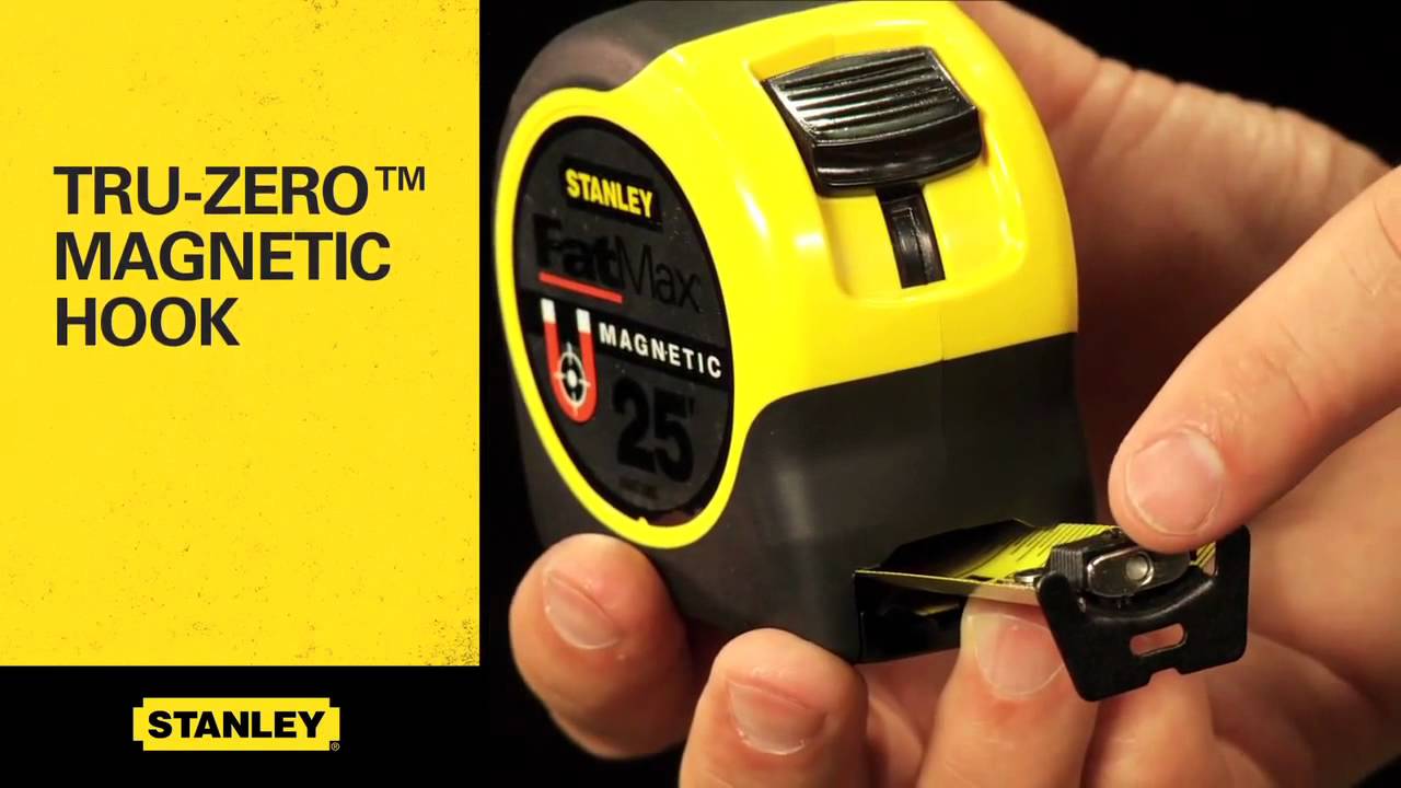 Stanley® FatMax® Magnetic Tape Rule - YouTube