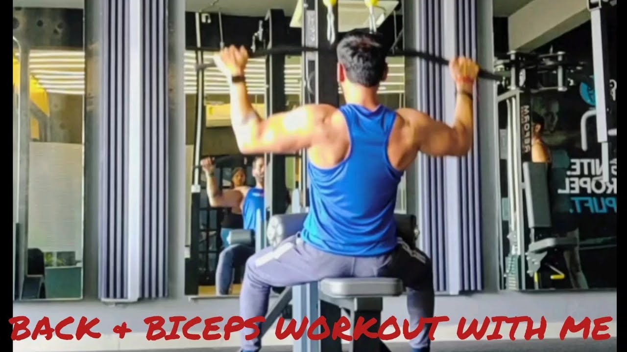 Full Back & Biceps 💪 Workout | Back exercise | Biceps exercise | Split ...