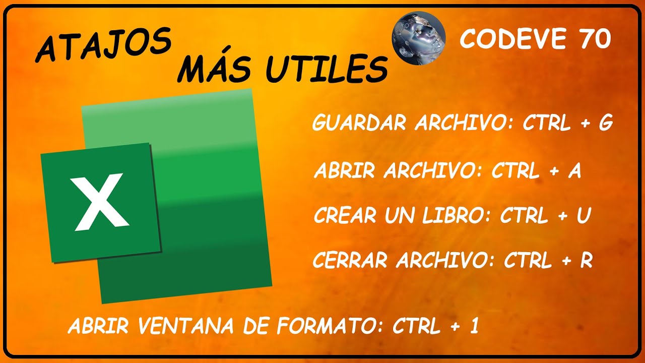 Como Usar COMANDOS en Excel | Atajos en Excel con el Teclado - YouTube