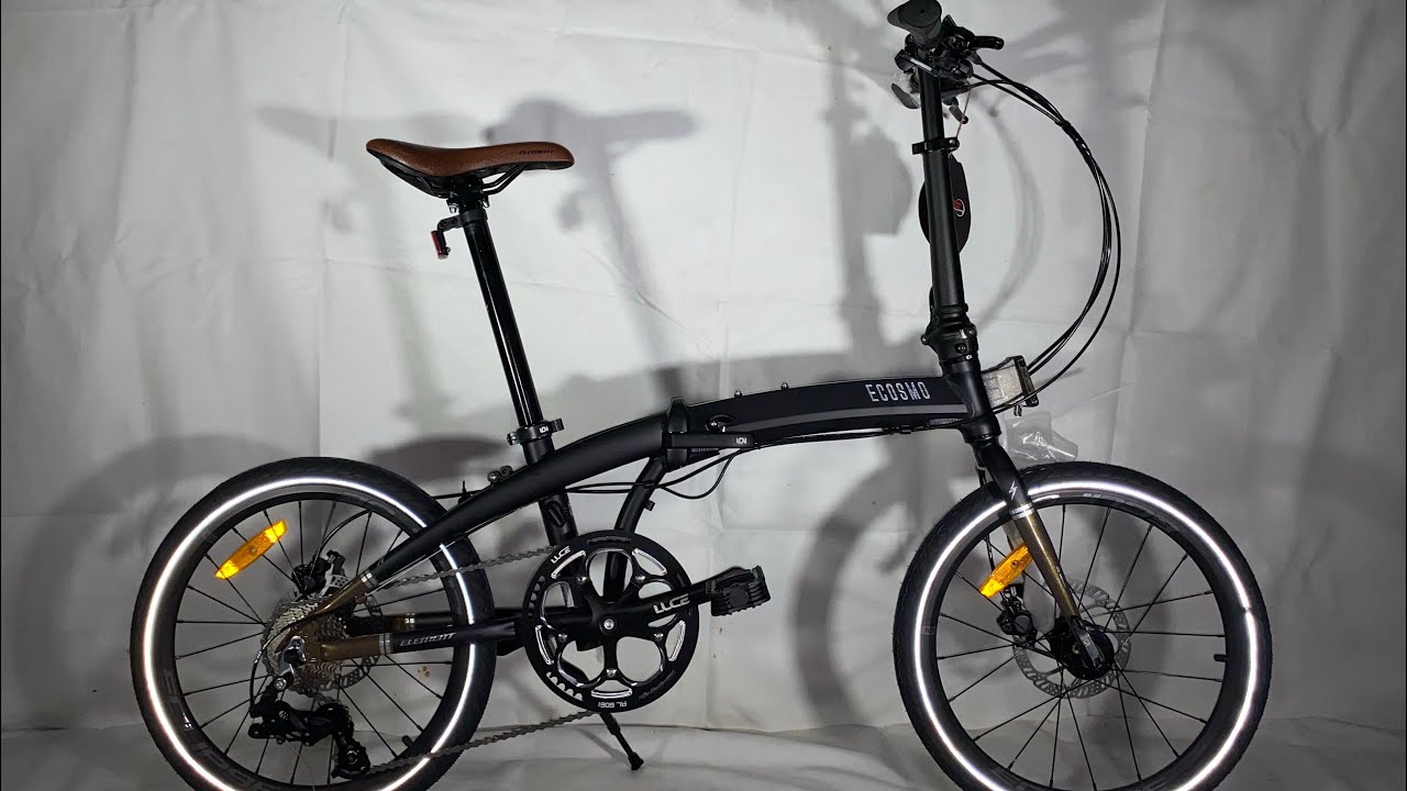 SEPEDA LIPAT ELEMENT ECOSMO 10 FILOSOFI KOPI EDITION BLACK, ALLOY ...
