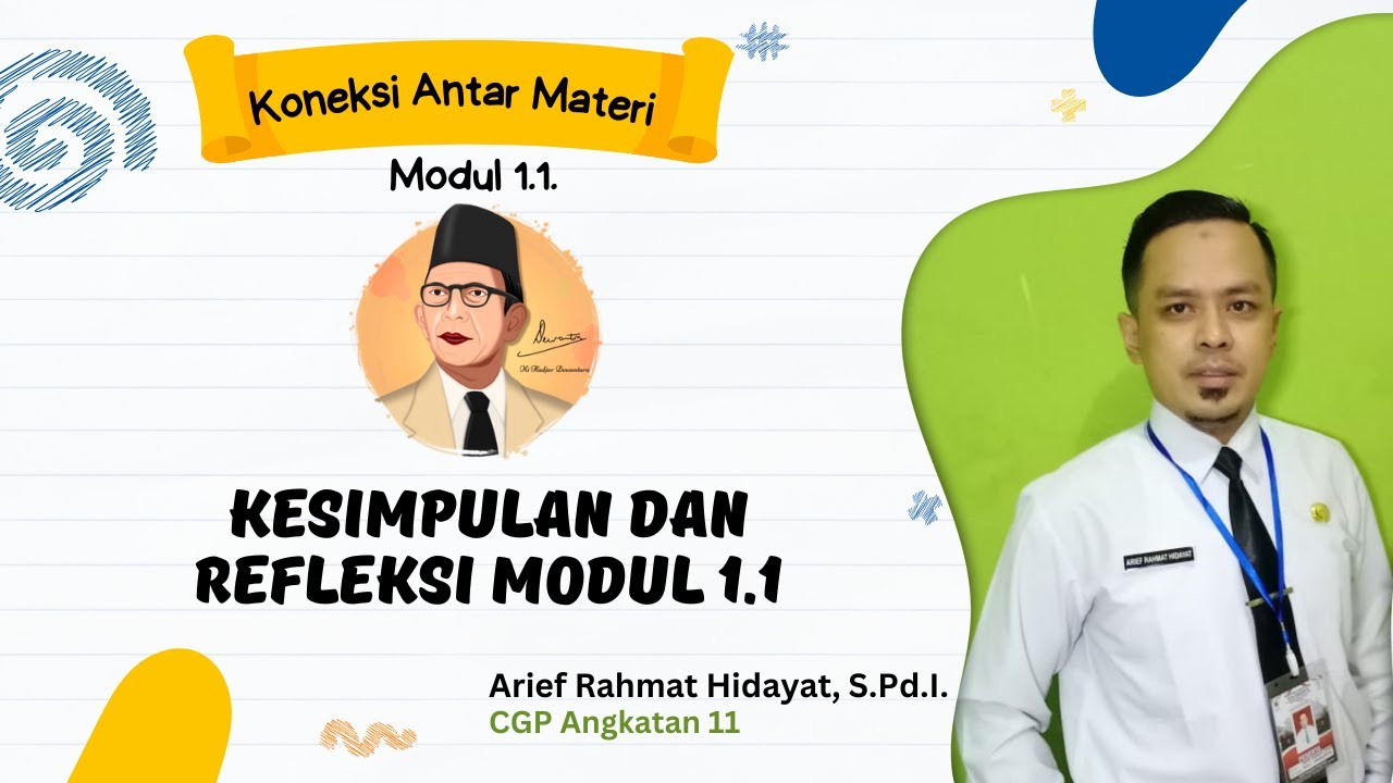 Koneksi Antar Materi 1 1 Arief Rahmat Hidayat - YouTube