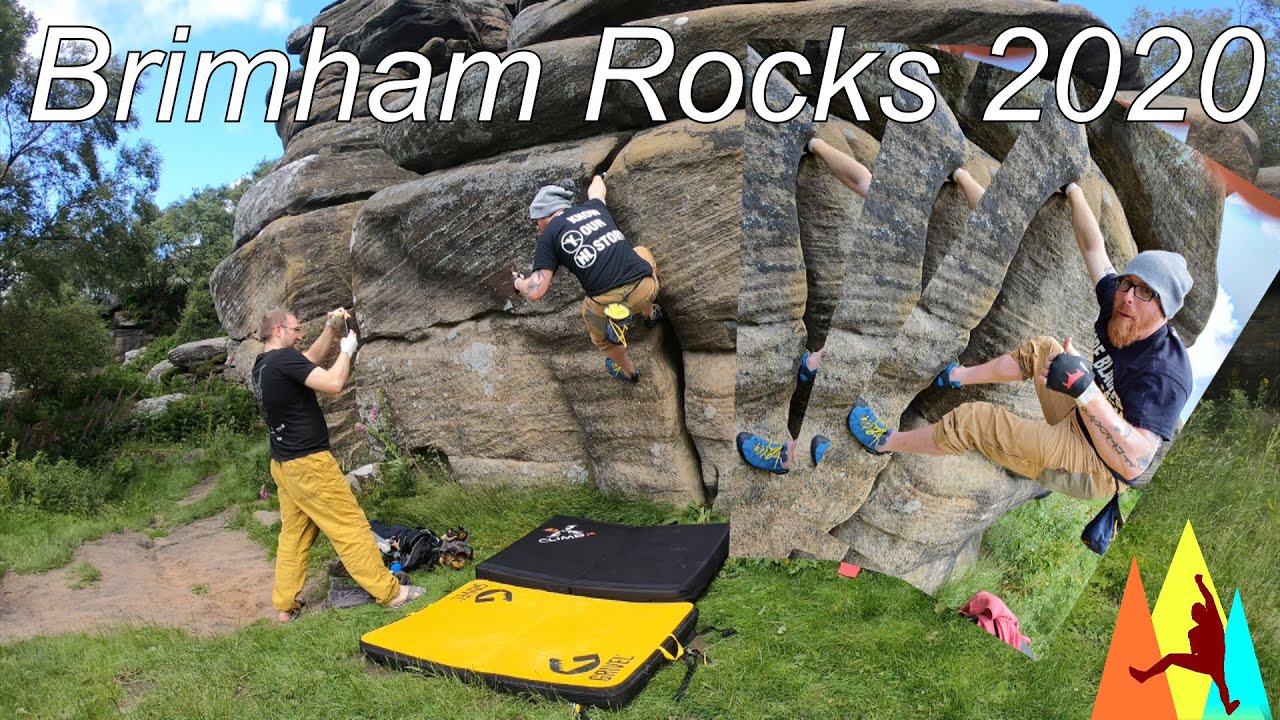 We Try Crack Climbing at Brimham Rocks - YouTube