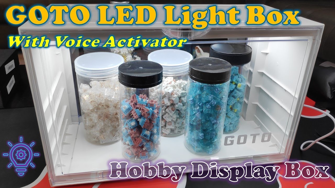 GOTO Voice/Sound controlled LED Light Box | Hobby Display Box ...