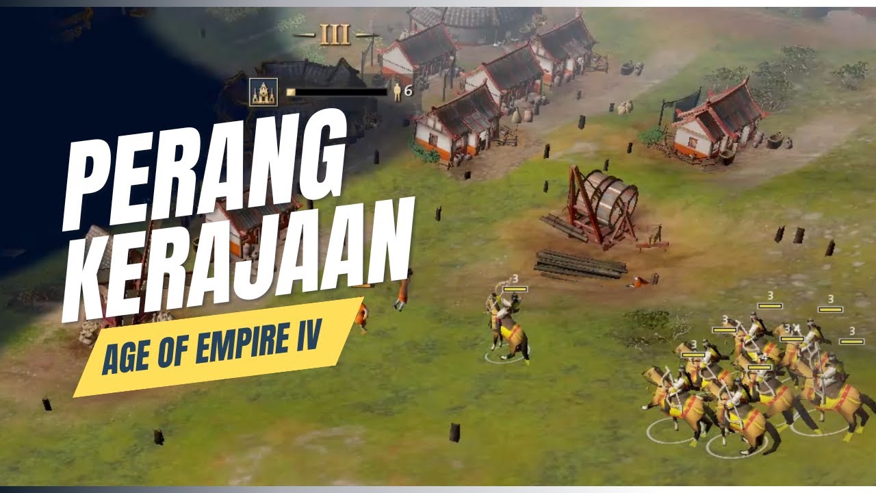 Membangun KERAJAAN MONGOL Yang Kuat di Age of Empires IV | 3 vs 3 gameplay - YouTube
