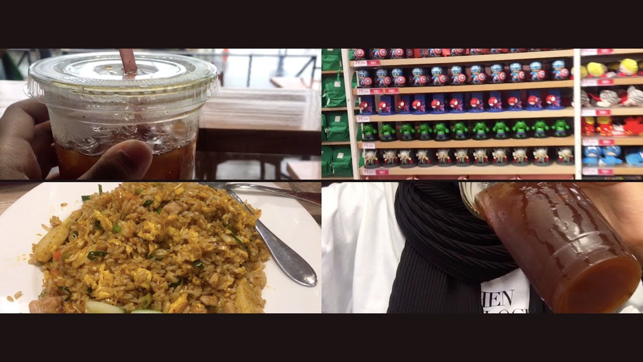 mall visit | coffee | fried rice | lil haul - YouTube