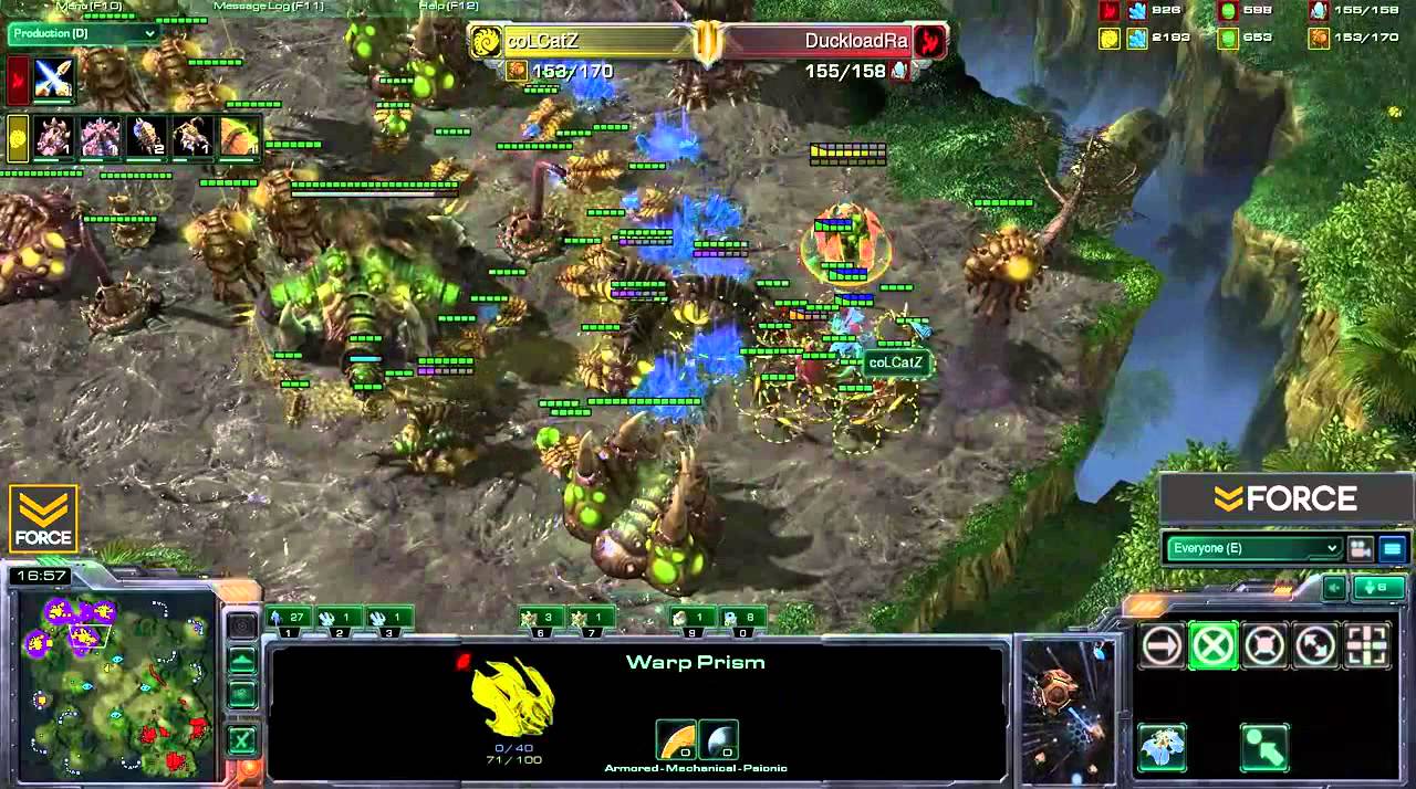 SC2 WhiteRa vs CatZ PvZ Starcraft 2 GamePlay - YouTube