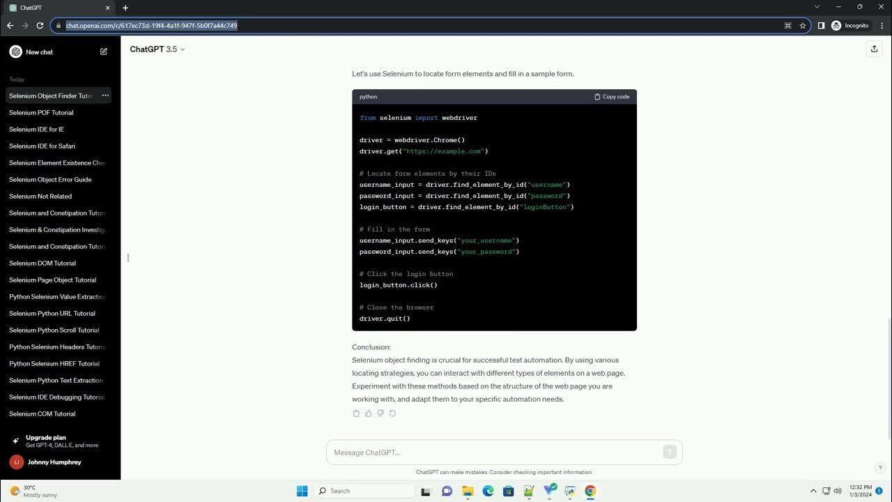 selenium object finder - YouTube