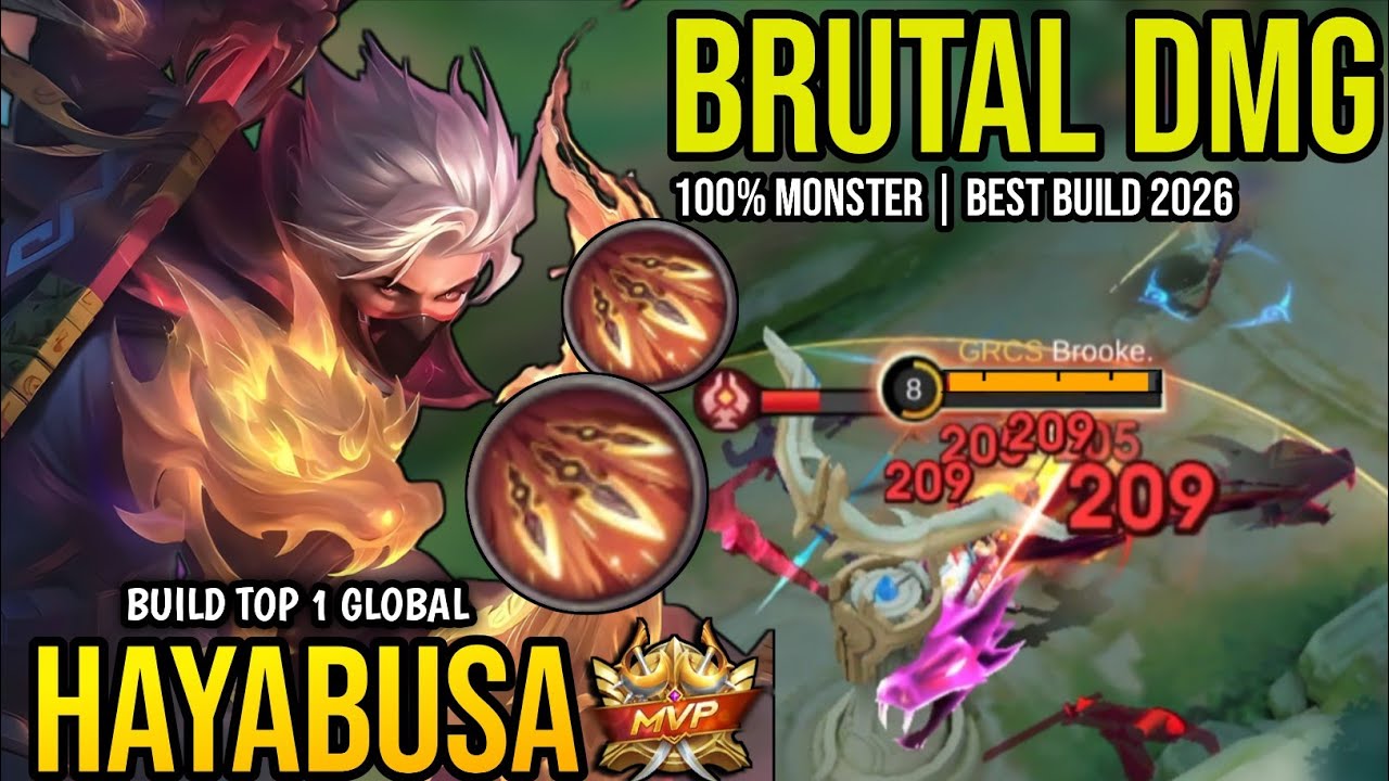 HAYABUSA BEST BUILD 2026 | BUILD TOP 1 GLOBAL HAYABUSA GAMEPLAY ...