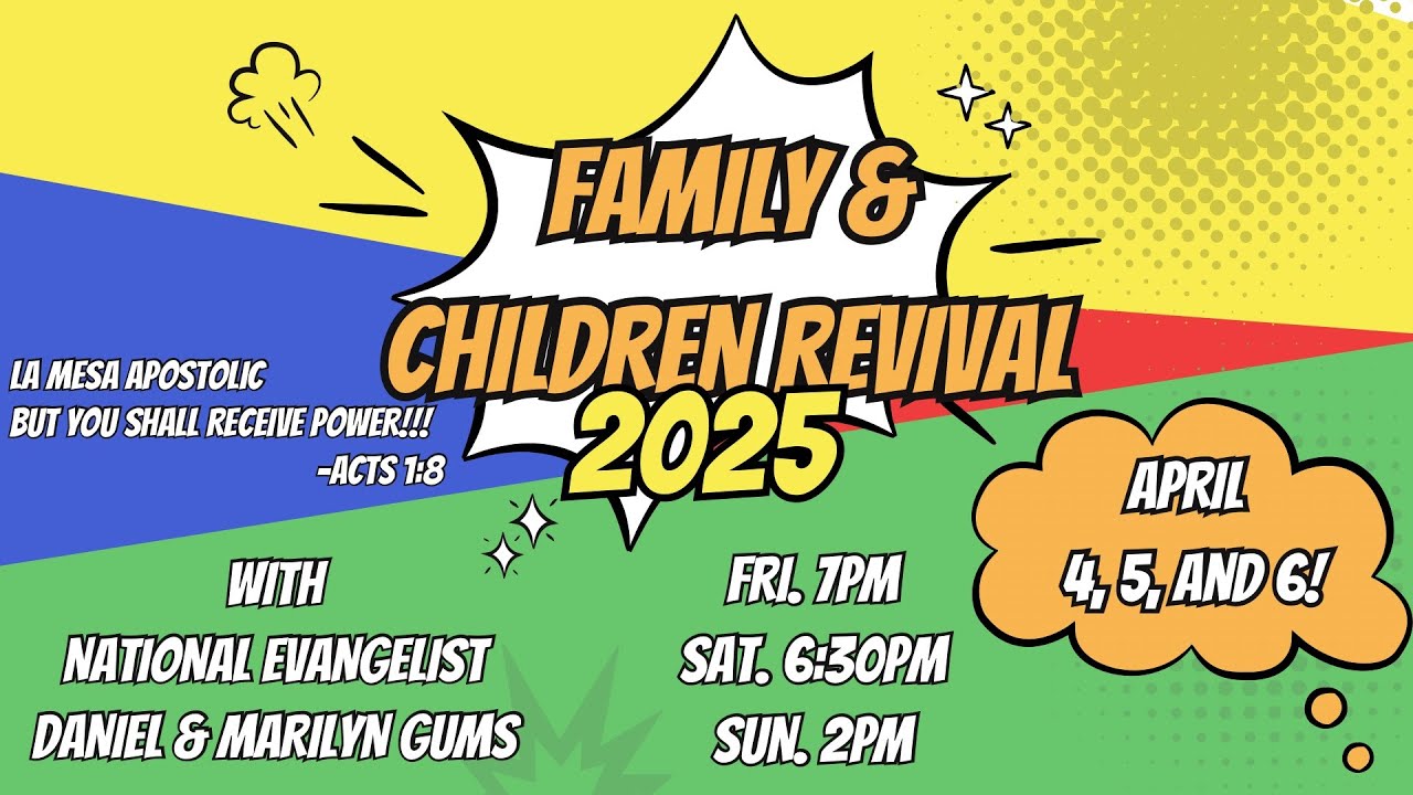 Children and Family Revival Service Day 3 | National Evangelist Daniel ...