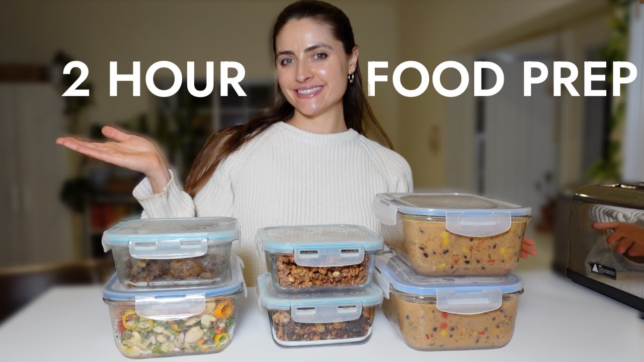 Quick & Easy Clean out the Fridge Food Prep | Plant Based - YouTube