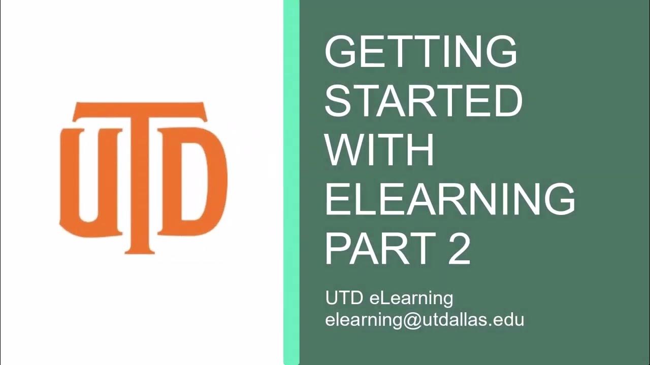 Getting Started Part 2 Students - YouTube