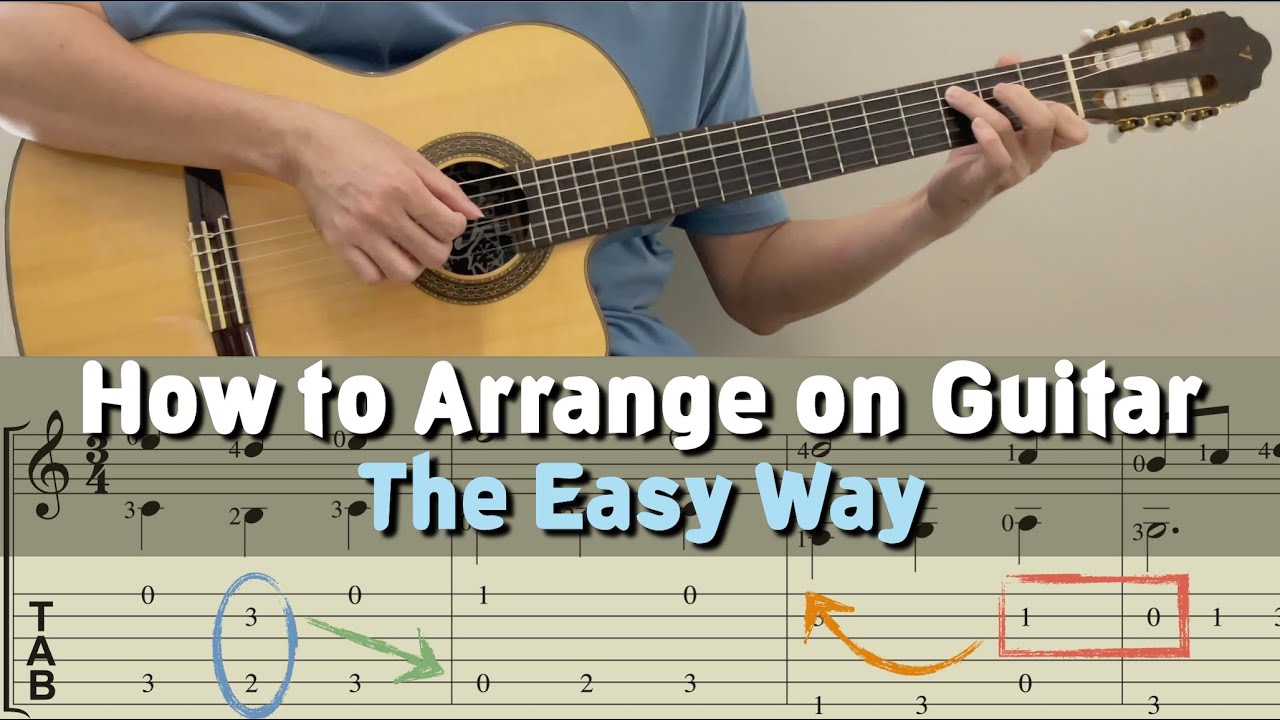 How to Arrange on Guitar - The Easy Way | Rainy Day Studio [Members ...
