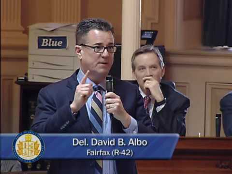 Delegate Dave Albo Recognizes Speaker Howell's Leadership - YouTube