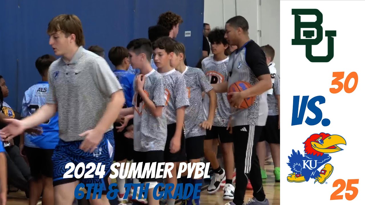 2024 Summer PYBL (6th & 7th) - Baylor VS. Kansas - Game 3 - YouTube