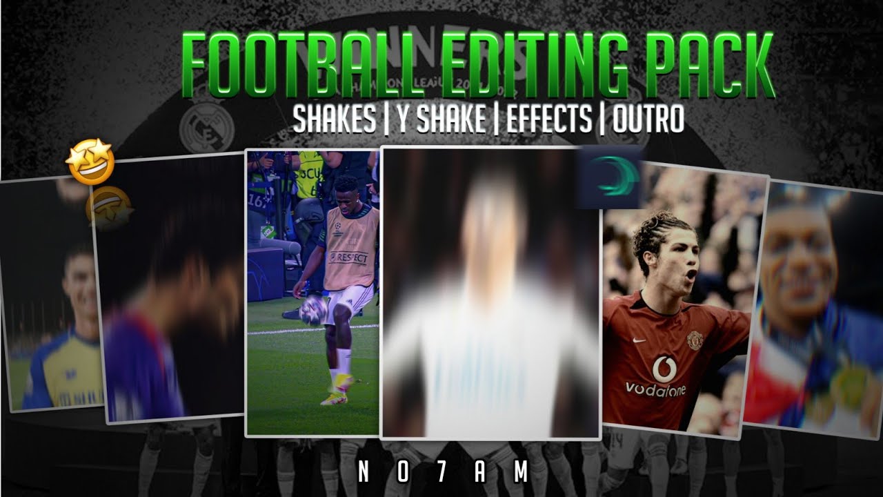 Football Editing Pack Alight Motion | Y shake, hard shake, cc, shakes ...
