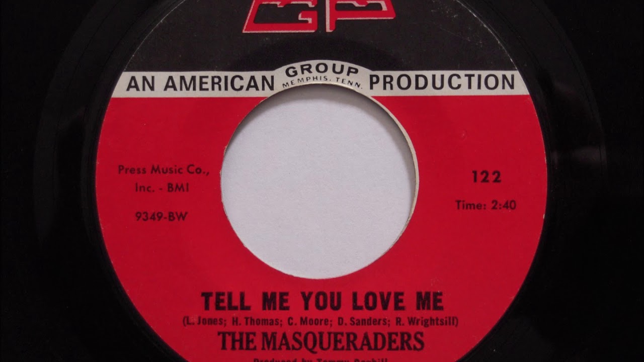 The Masqueraders- Tell Me You Love Me - YouTube