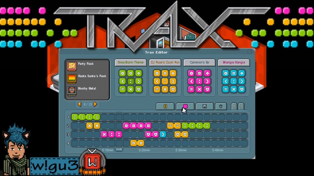 Trax editor de música habbo - YouTube
