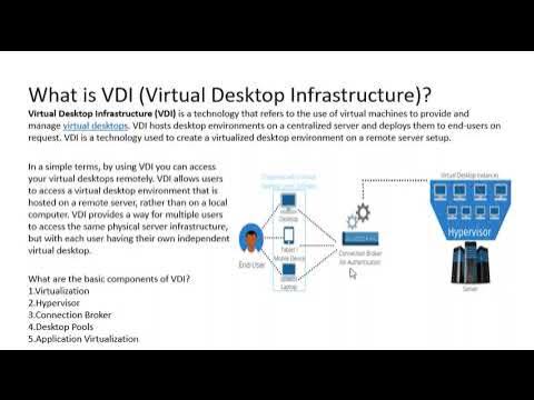 What is Virtual Desktop Infrastructure (VDI) |Virtual Desktop ...
