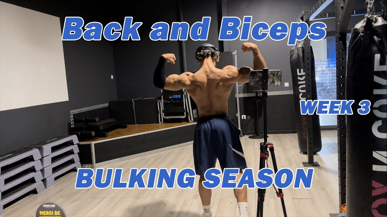 BULK WEEK 3 - Back and Biceps - YouTube
