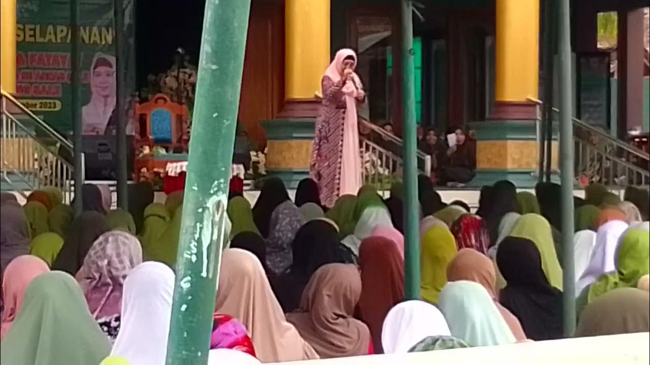 pengajian selapanan muslimat MWC NU sale di halaman masjid besar ARROHMAN,,,SALE - YouTube