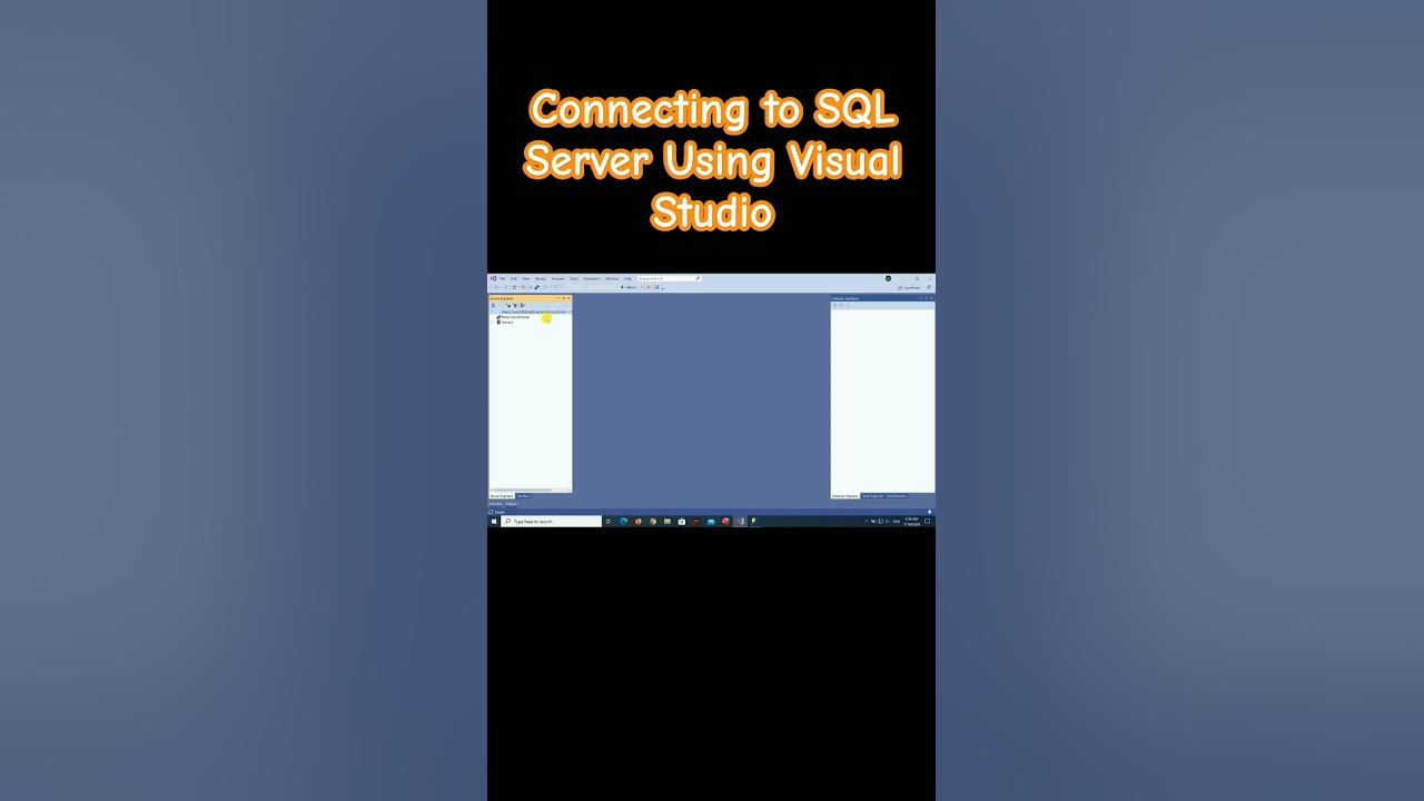 Connecting to SQL Server Database Using Visual Studio: Easy Steps for ...