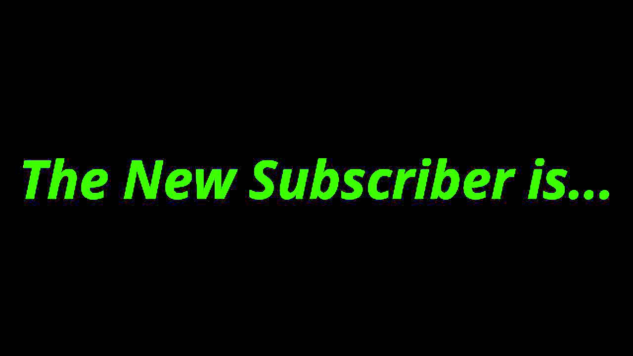 The New Subscriber - YouTube