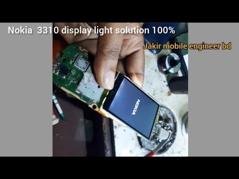 Nokia 3310 display light solution 100% , Nokia model 3310 display light ...