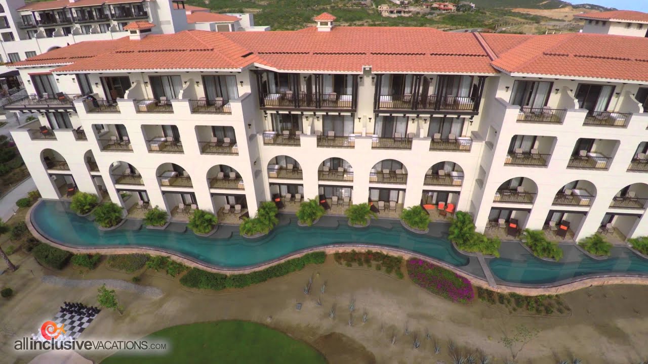 Secrets Puerto Los Cabos Aerial 4k by AllInclusiveVacations com - YouTube