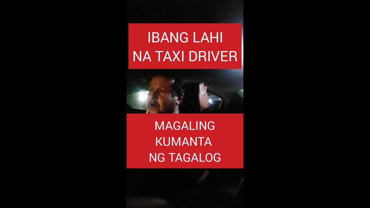 TAXI DRIVER NA IBANG LAHI MAGALING KUMANTA NG TAGALOG - YouTube