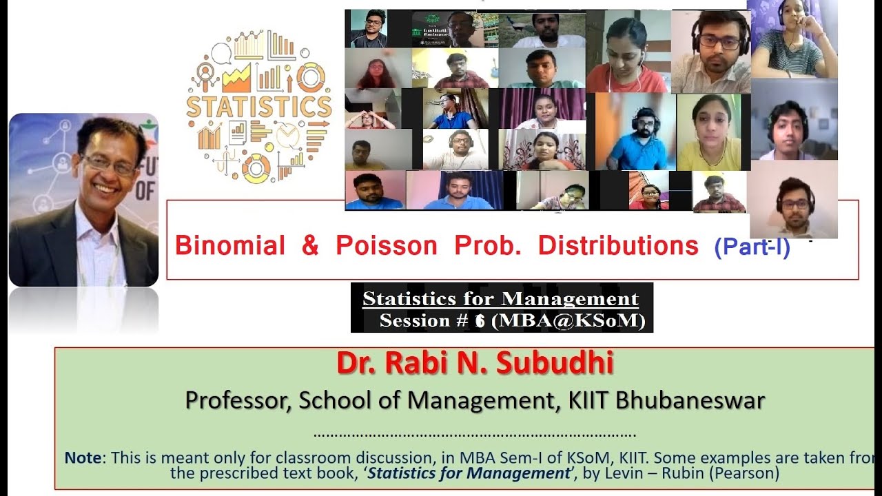 Binomial & Poisson Prob. Distribution (BD, PD) Part-I - YouTube