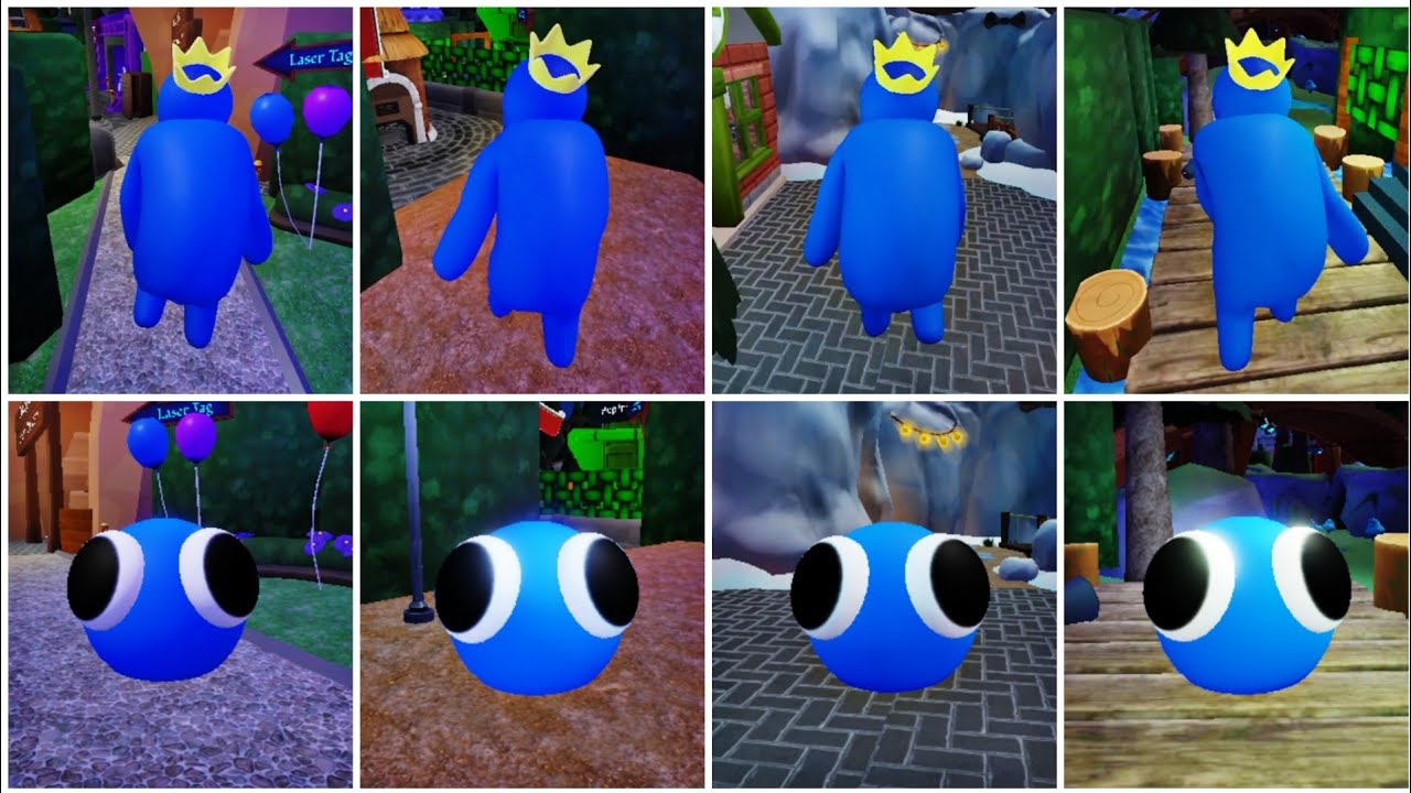 Playing As Blue Lookies In Rainbow Friends Chapter 2 - YouTube