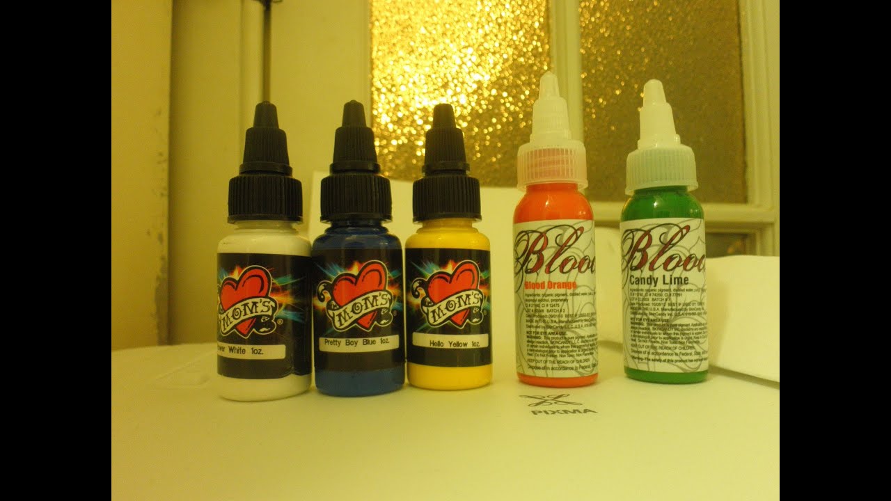 Skin candy and MoM's Tattoo ink - YouTube