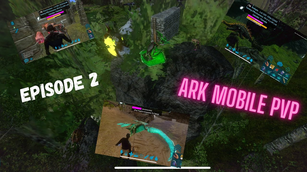 Ark Mobile PVP | Ark mobile episode 2 | Taming and PVP. - YouTube