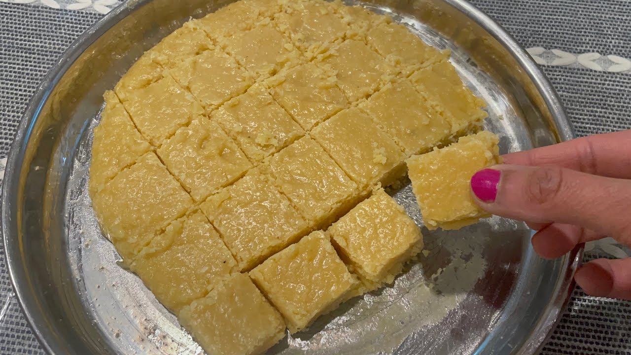 7 cup sweet || 7 cup Burfi || Diwali Sweets || Fudge Recipe - YouTube