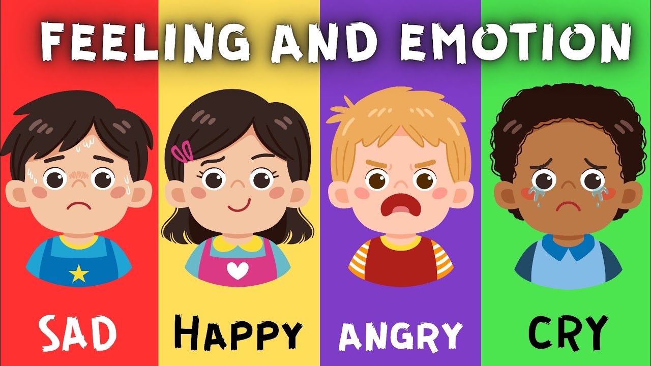 Learn Feelings And Emotions For Kids | Feelings And Emotions Vocabulary ...