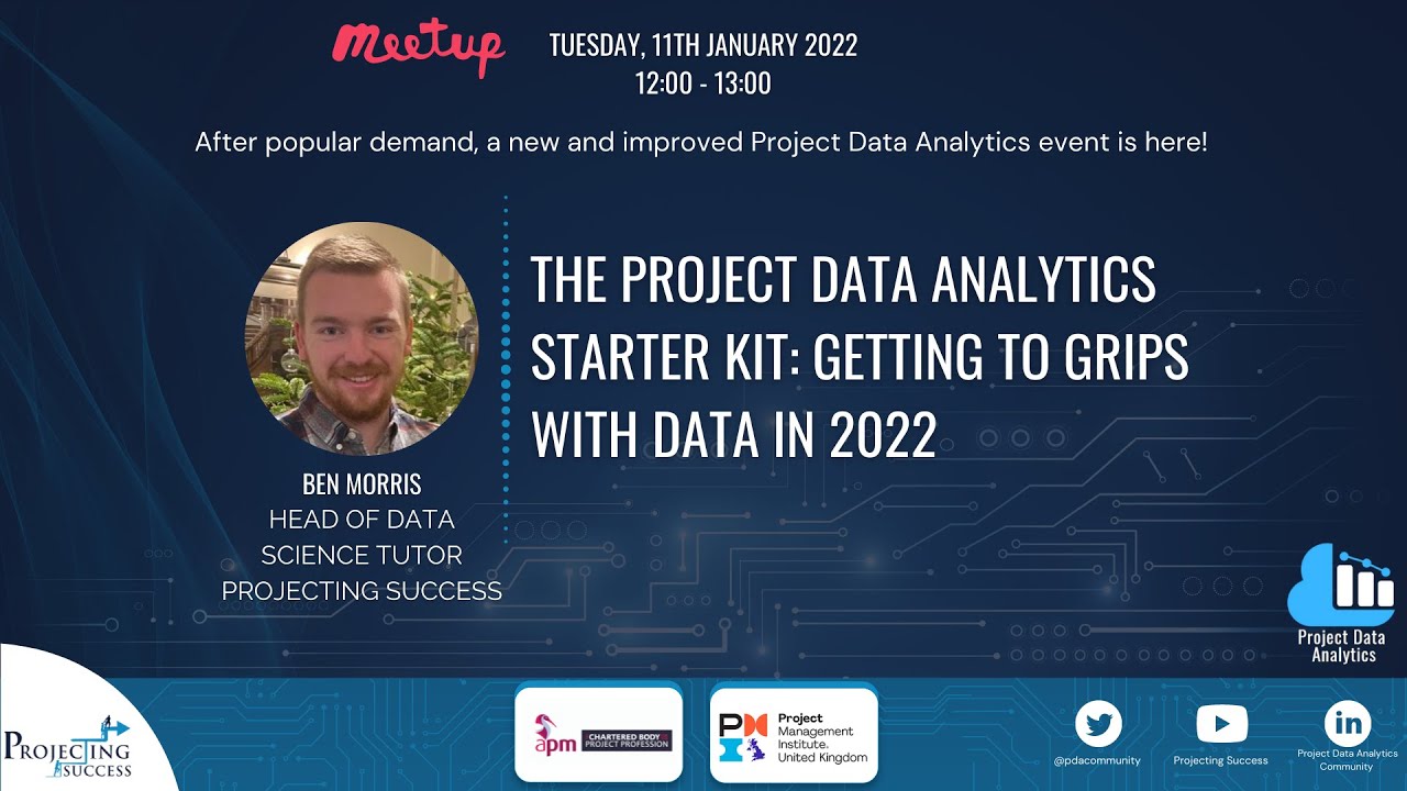 The Project Data Analytics Starter Kit Getting to Grips with Data in ...