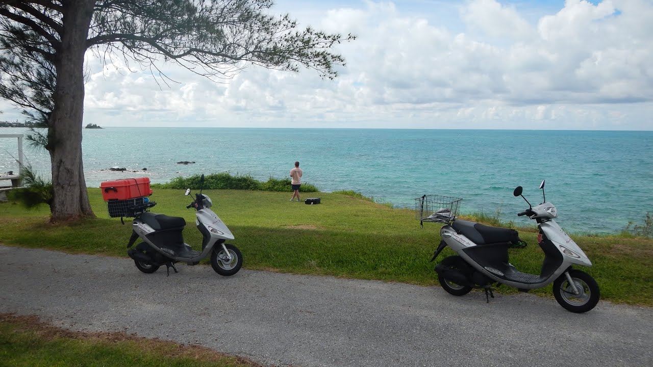 GoPro HD: Moped Bermuda West End to Royal Naval Dockyard - YouTube