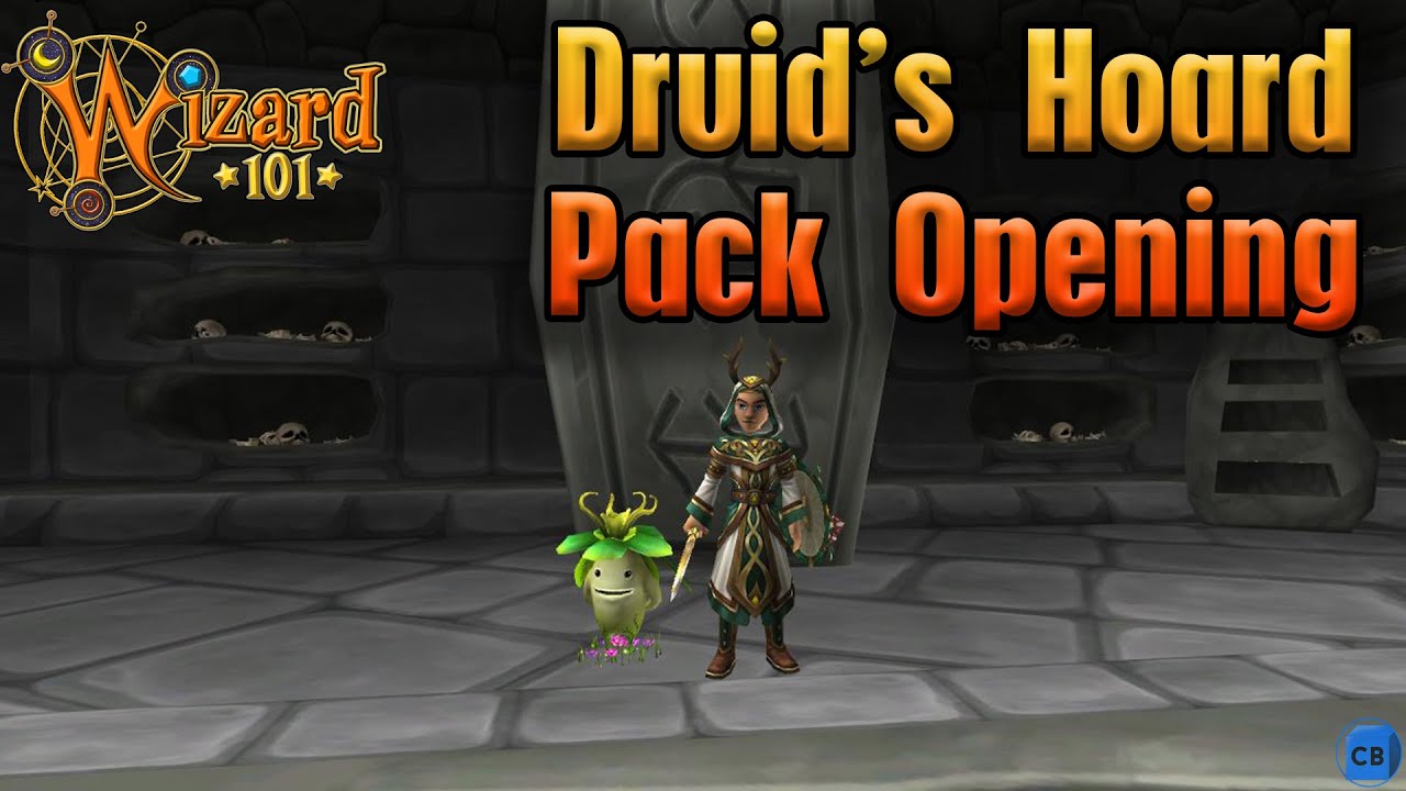 Wizard101 *NEW* Druid's Hoard Pack Opening - YouTube