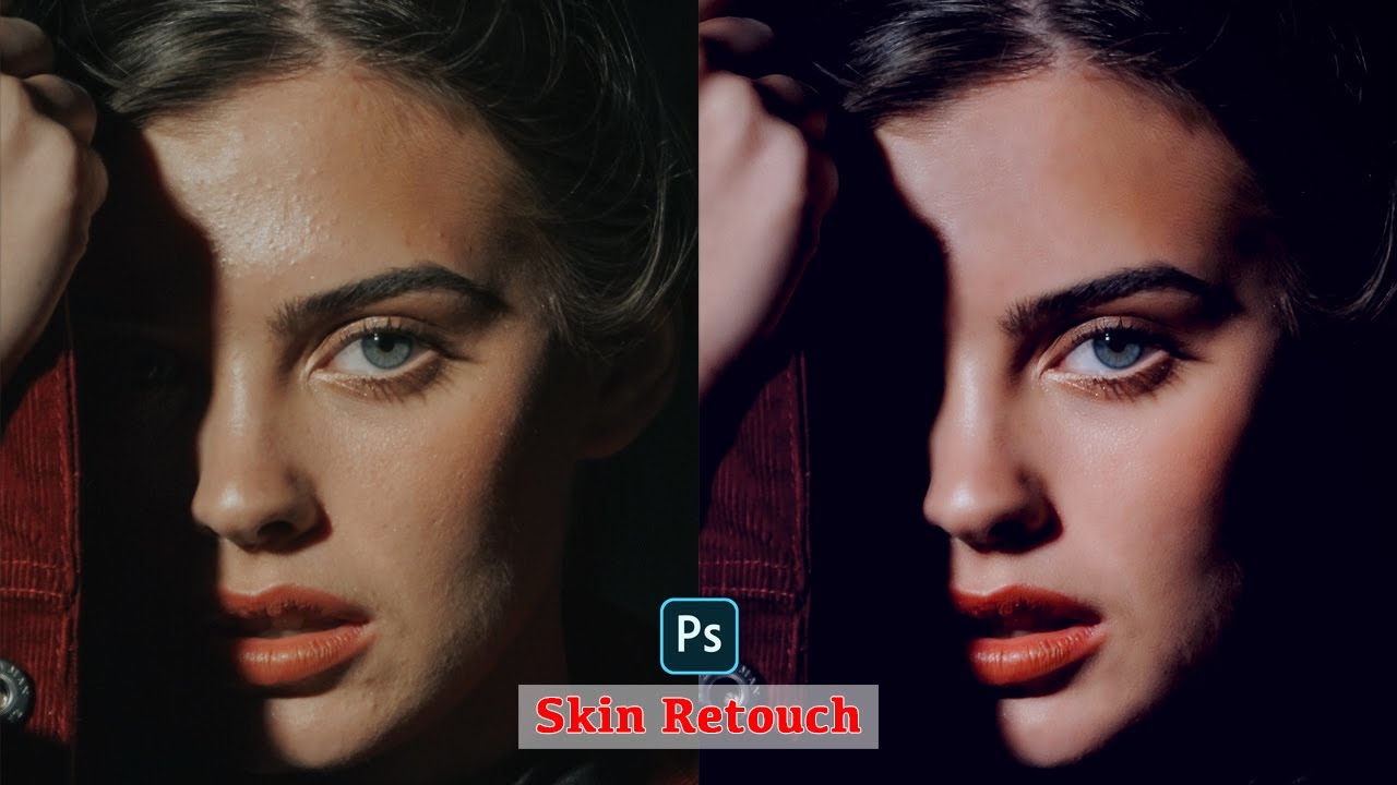 SKIN RETOUCHING & LOOK - YouTube