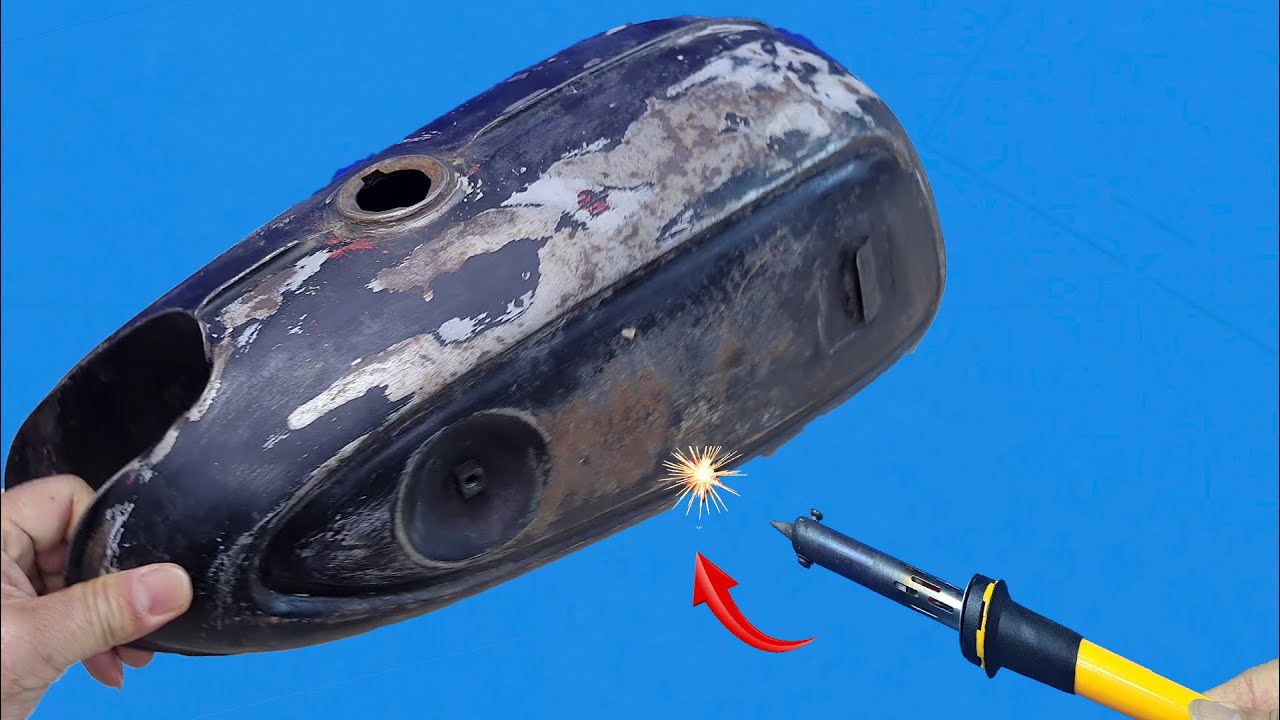 Not everyone knows tips for welding motorcycle fuel tanks and plastic ...