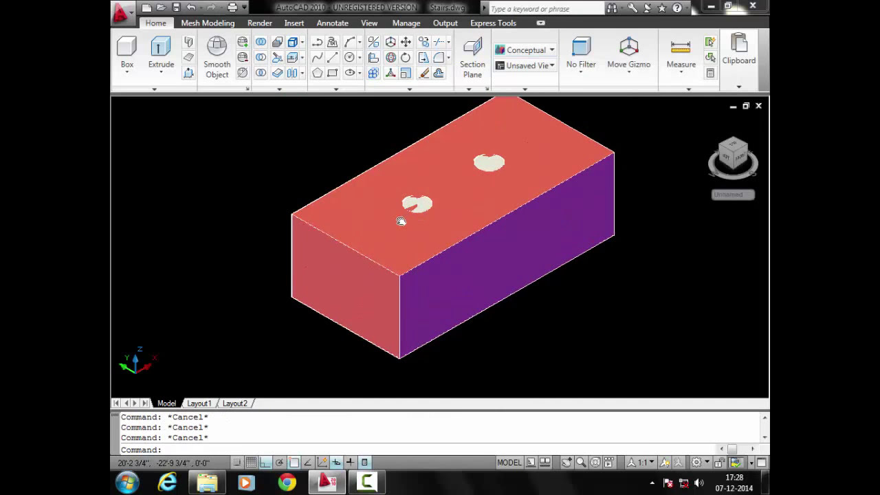 How To Create 3D Brick with Dimension In Autocad || How To Create 3D ...