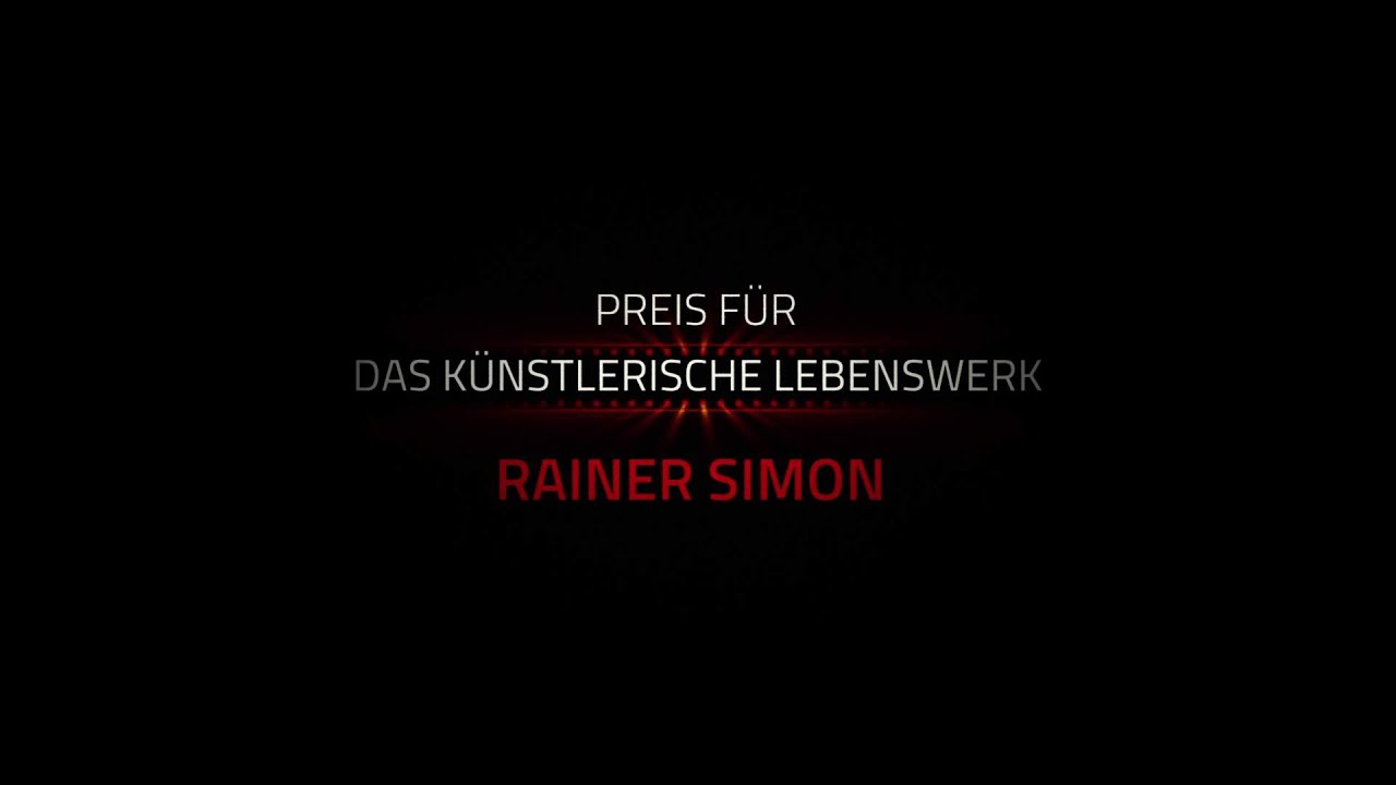 Rainer Simon - Preis für das filmkünstlerische Lebenswerk - YouTube