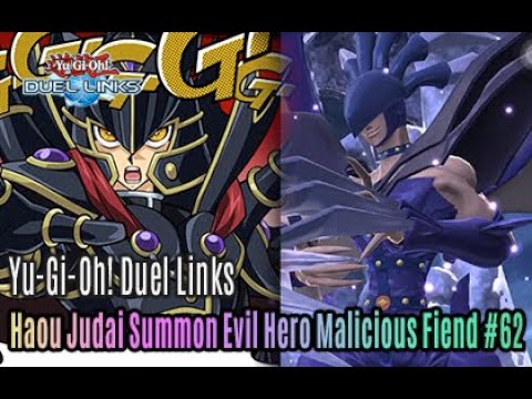 Yu-Gi-Oh! Duel Links - Haou Judai Summon Evil Hero Malicious Fiend #63 ...