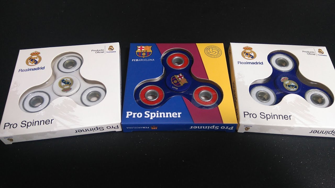 FIDGET SPINNER FC BARCELONA I REAL MADRYT - YouTube