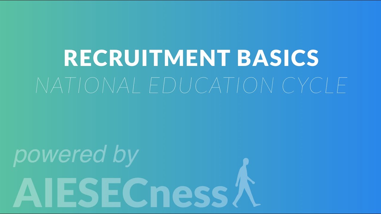 Recruitment: basics - YouTube