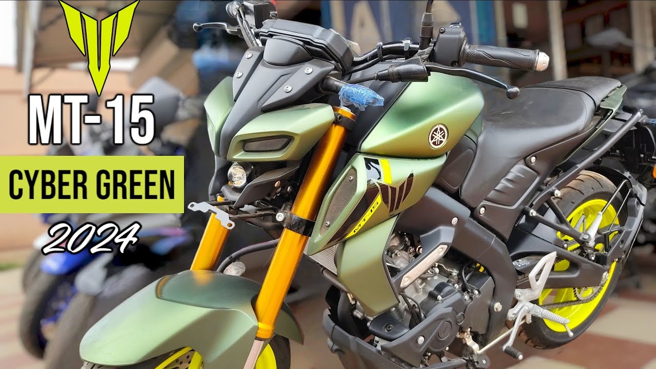2024 Yamaha MT 15 V2 Cyber Green Colour Detailed Review || One Road ...