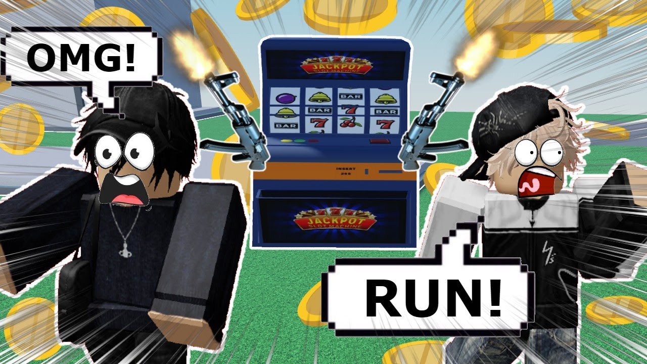 TROLLING AS A SLOT MACHINE IN ROBLOX VC PART 4 | Roblox Funny Moments ...